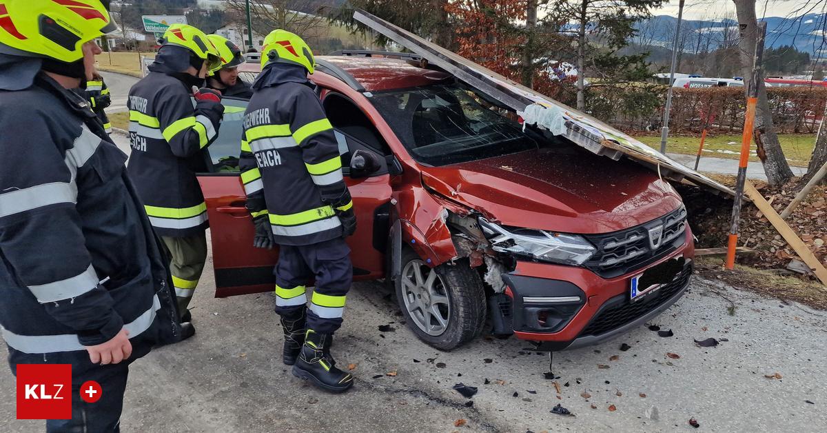 Miesenbach: Pkw-Lenkerin bei Verkehrsunfall unbestimmten Grades verletzt